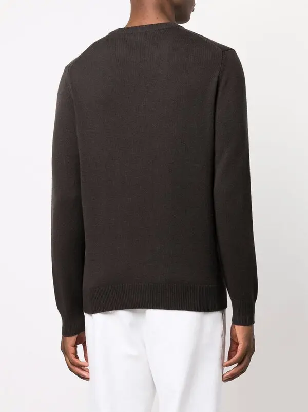 BALLANTYNE Argyle-pattern Cashmere Sweater
