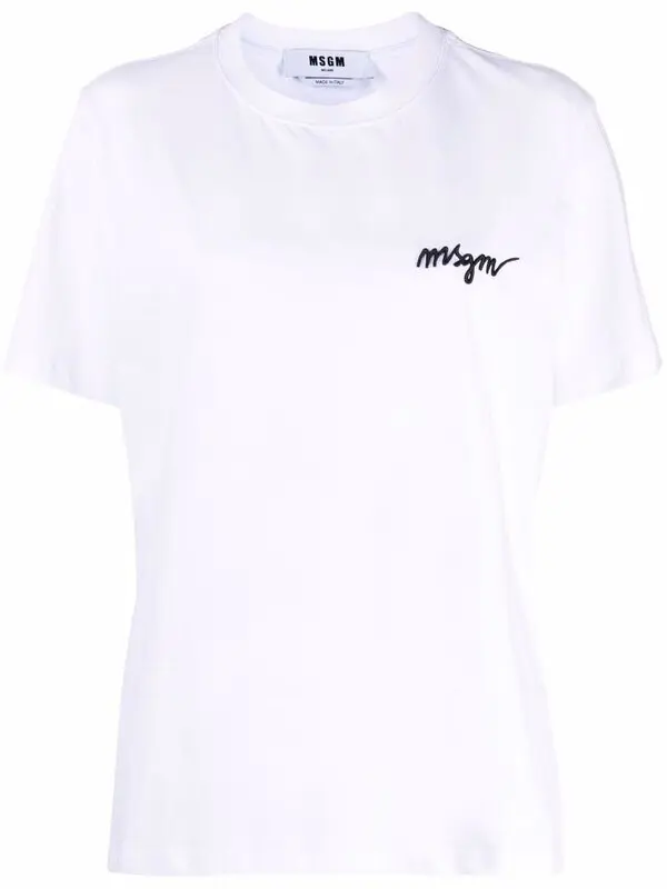 MSGM Chest Logo T-shirt - White