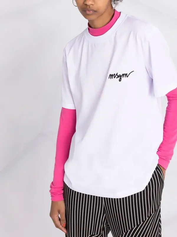 MSGM Chest Logo T-shirt - White