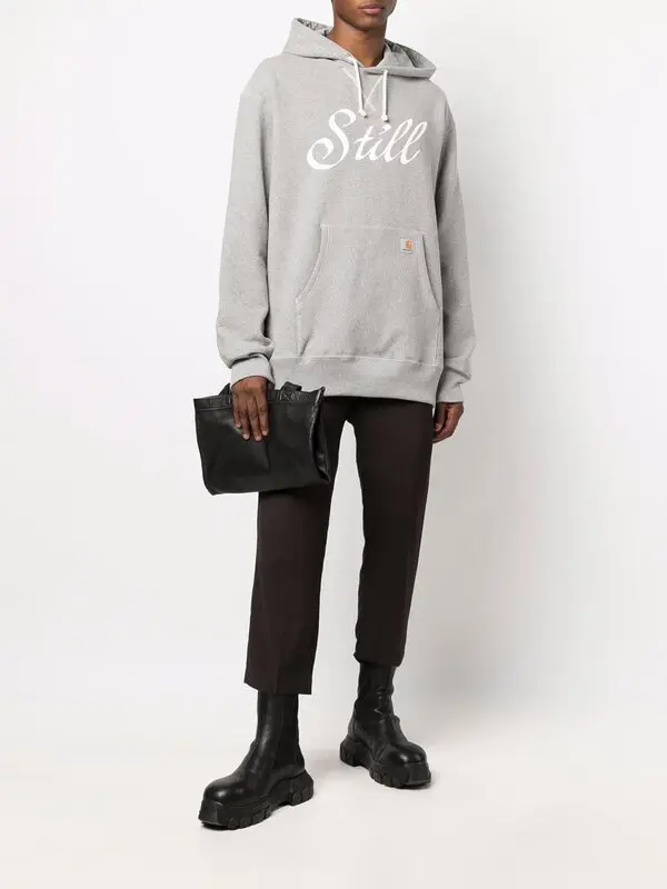 Junya Watanabe Slogan-print Cotton Hoodie