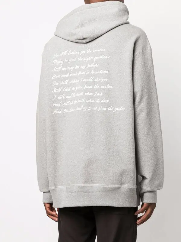 Junya Watanabe Slogan-print Cotton Hoodie
