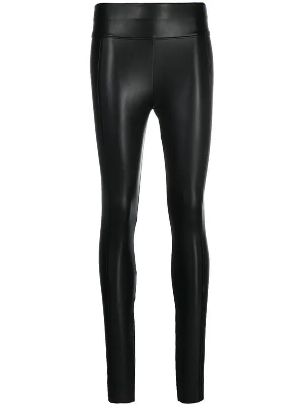 Wolford High-rise Faux-leather Leggings