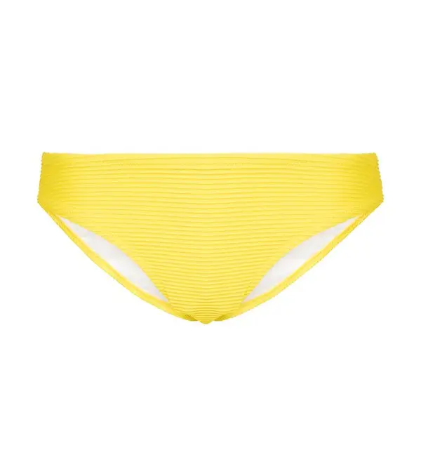 Heidi Klein Cascais Mid-rise Bikini Bottom - Yellow