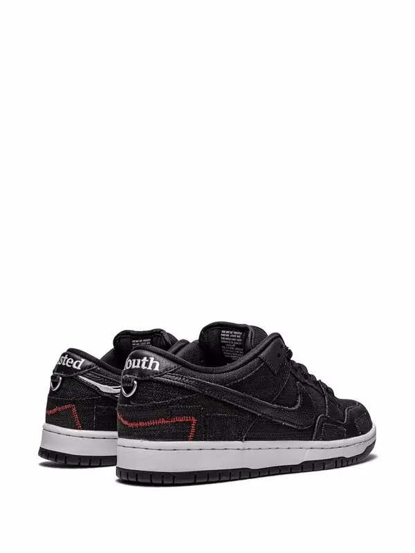 Nike Sb Dunk Low Wasted Youth Sneakers - Black