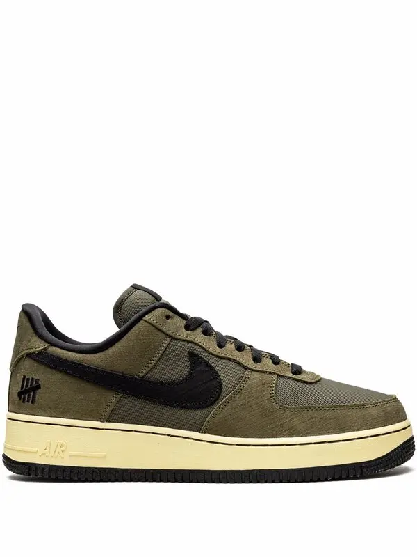 Nike X Undefeated Air Force 1 Low Sp Ballistic Sneakers - Green