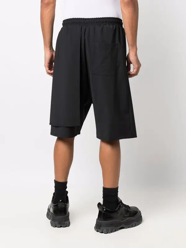 Alchemy Fashions Drop-crotch Panelled Shorts
