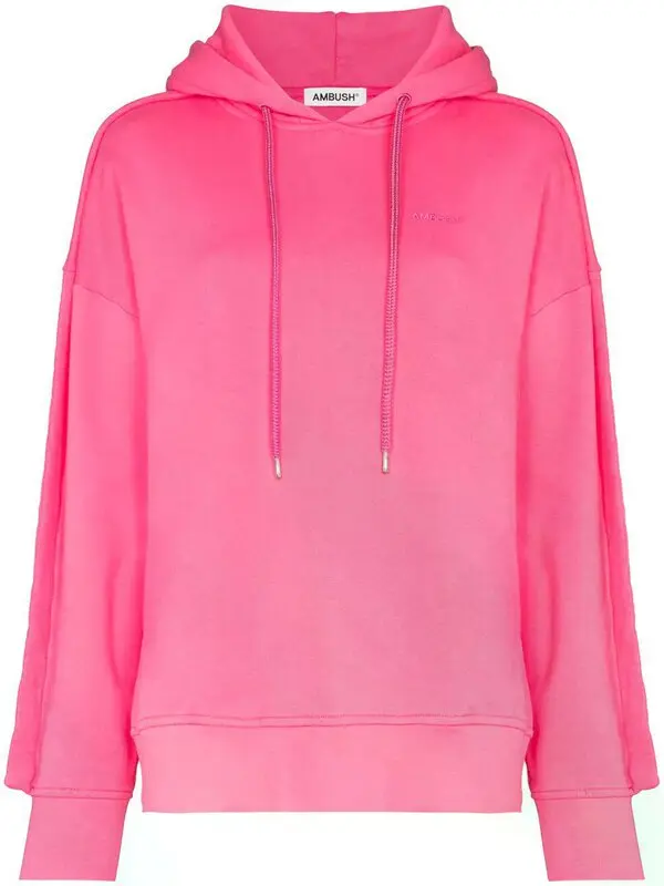 AMBUSH Embroidered Logo Hoodie - Pink
