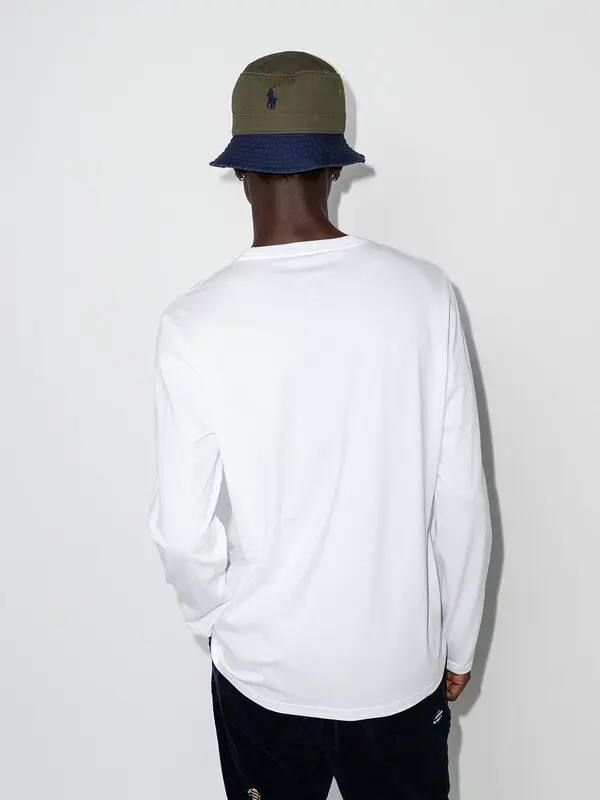 Polo Ralph Lauren Logo-embroidered Long-sleeve T-shirt - White