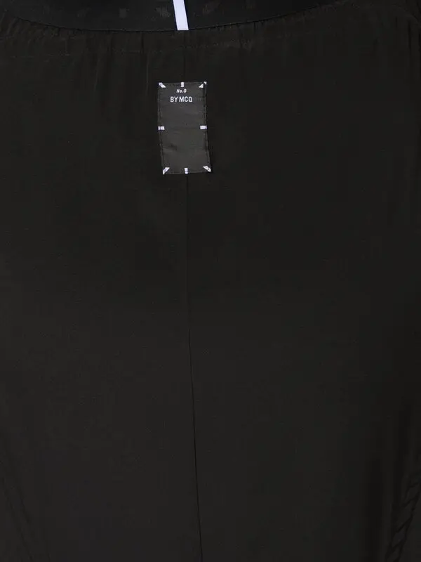 Alexander McQueen Shift Silk Midi Skirt