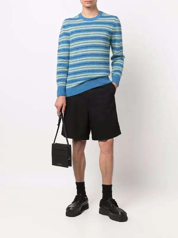 A.p.c. Horizontal-knit Jumper - Blue