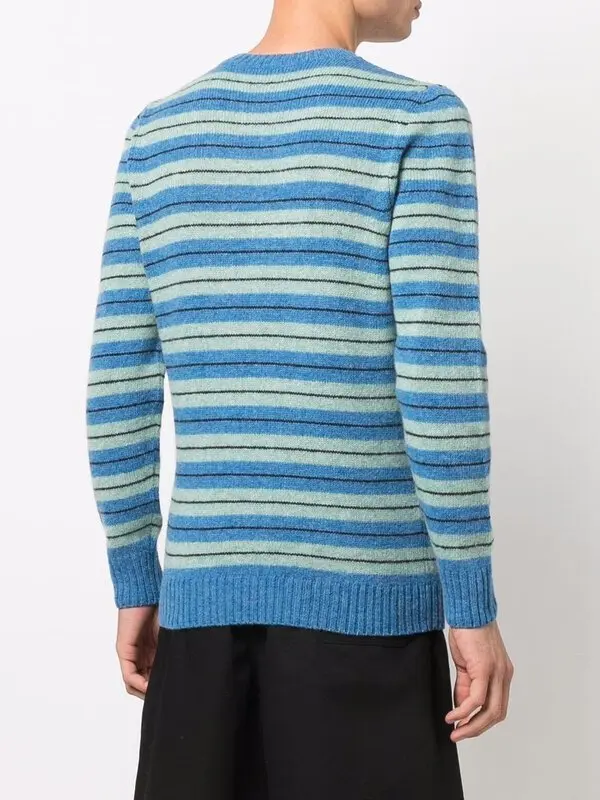 A.p.c. Horizontal-knit Jumper - Blue
