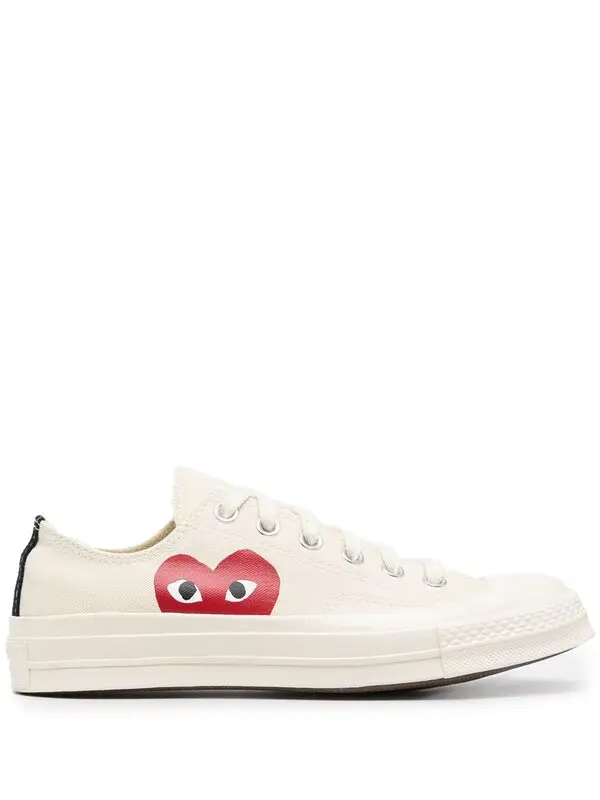 Comme Des Garçons Chuck Taylor Red Heart Low-top Sneakers