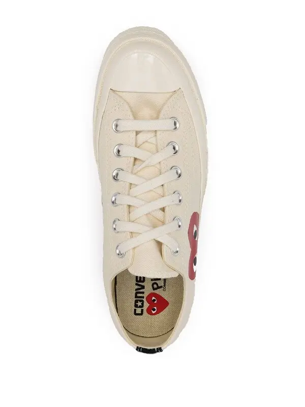 Comme Des Garçons Chuck Taylor Red Heart Low-top Sneakers