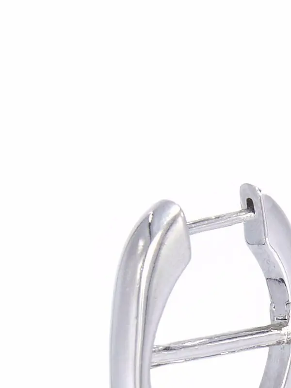 CAPSULE ELEVEN Chain Hoop Earrings - Silver