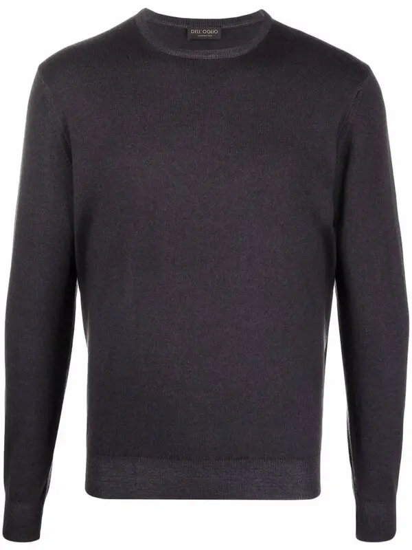 DELL'OGLIO Fine-knit Rib-trimmed Jumper