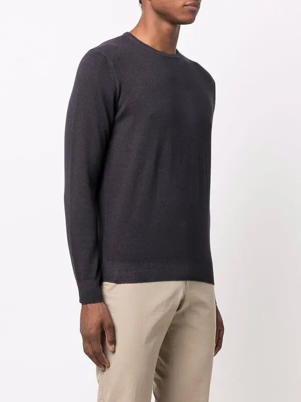 DELL'OGLIO Fine-knit Rib-trimmed Jumper
