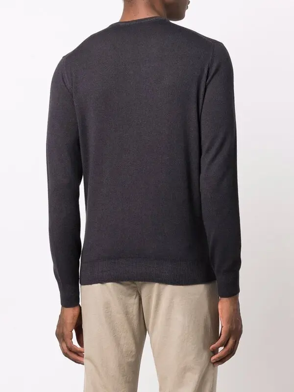 DELL'OGLIO Fine-knit Rib-trimmed Jumper