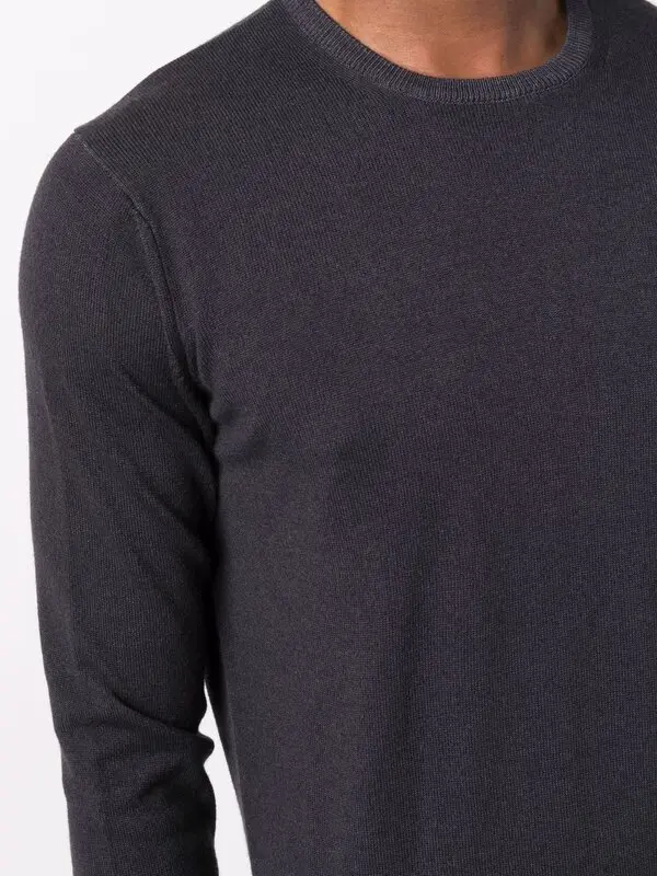 DELL'OGLIO Fine-knit Rib-trimmed Jumper