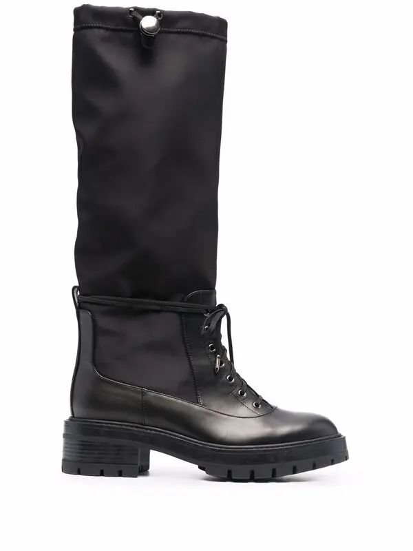 AQUAZZURA Lace-up Knee-high Boots