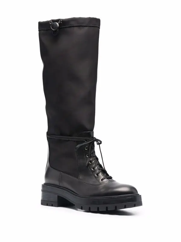 AQUAZZURA Lace-up Knee-high Boots