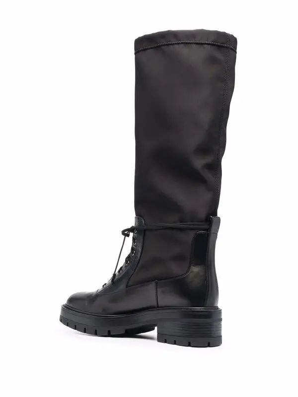 AQUAZZURA Lace-up Knee-high Boots