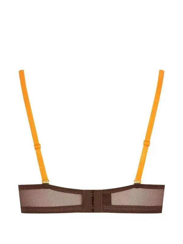 MAISON CLOSE Corps À Corps Mesh Underwired Bra - Brown