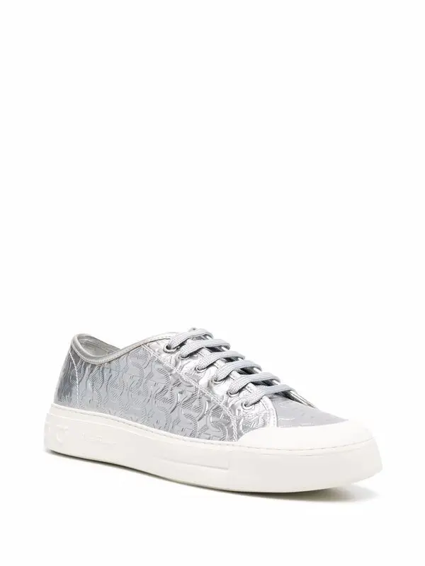 FERRAGAMO Gancini Low-top Sneakers