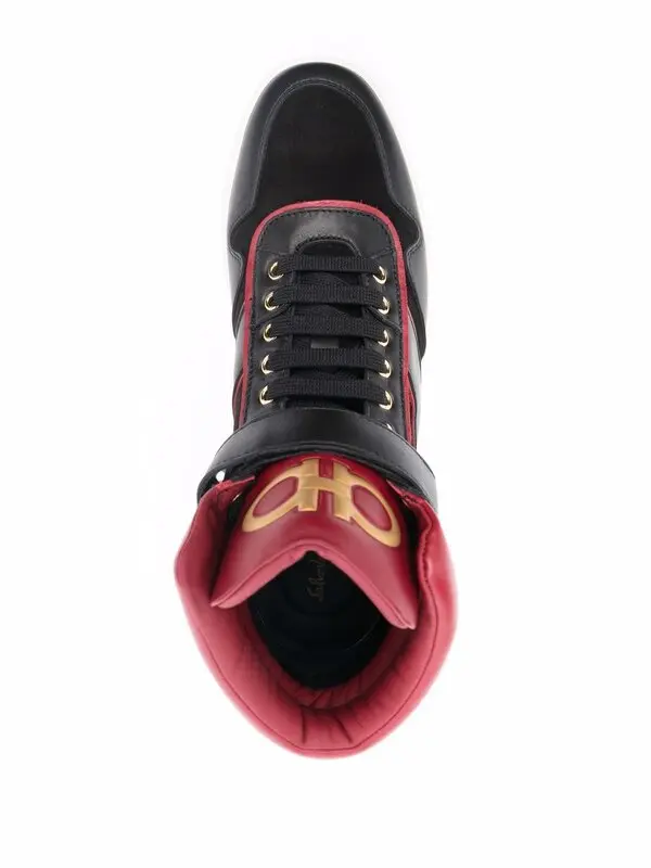FERRAGAMO Gancini High-top Sneakers