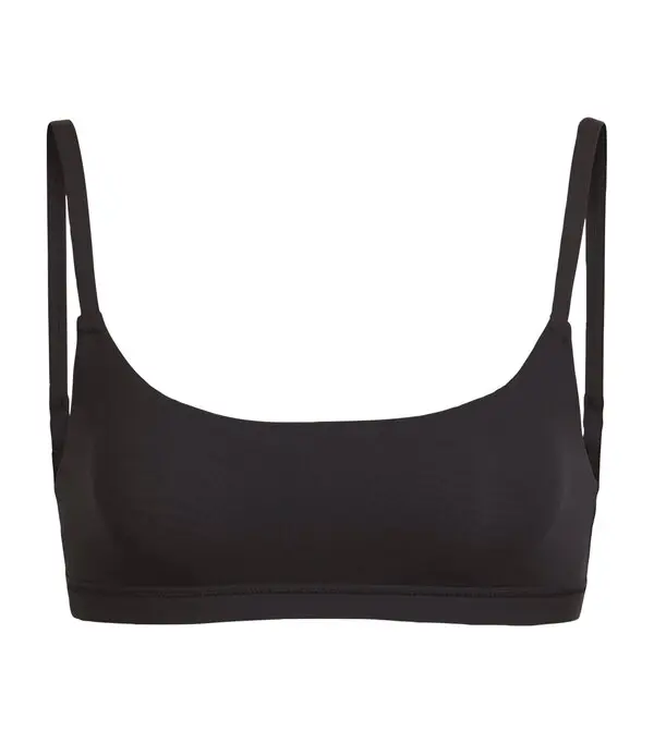 SKIMS Fits Everybody Scoop-neck Bralette - Black