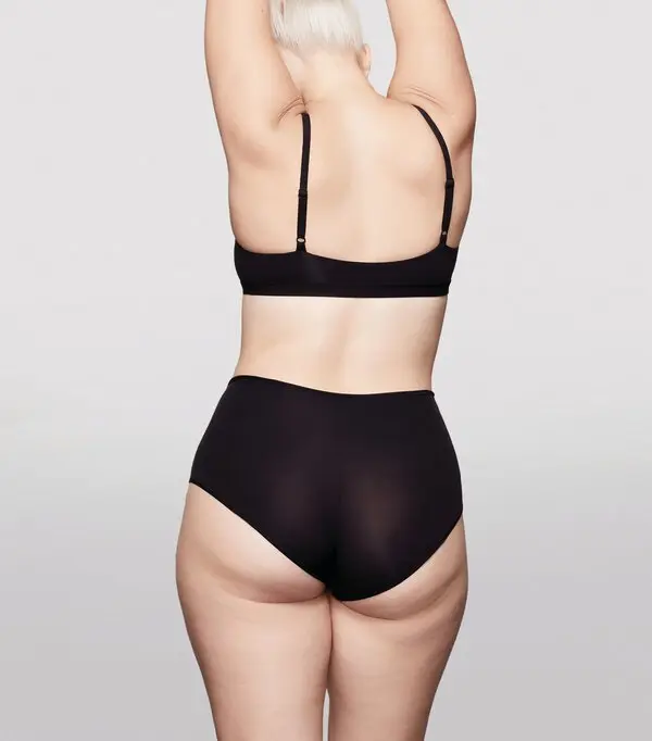 SKIMS Fits Everybody Scoop-neck Bralette - Black