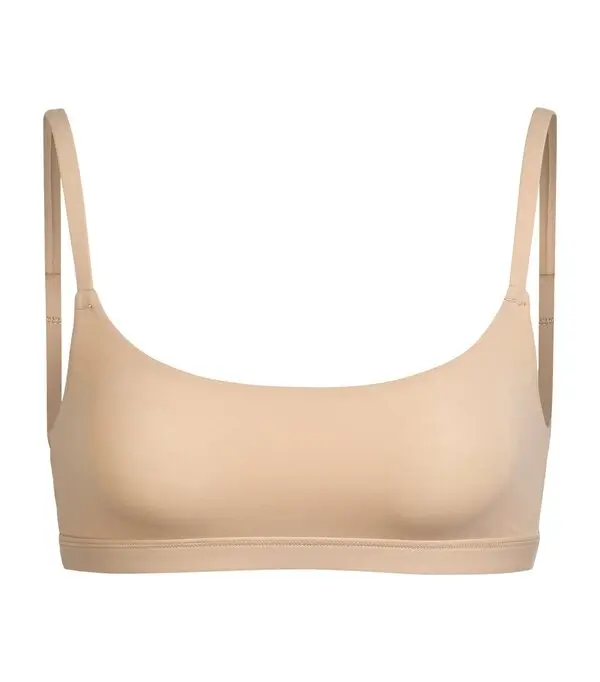 SKIMS Fits Everybody Scoop-neck Bralette - Nude