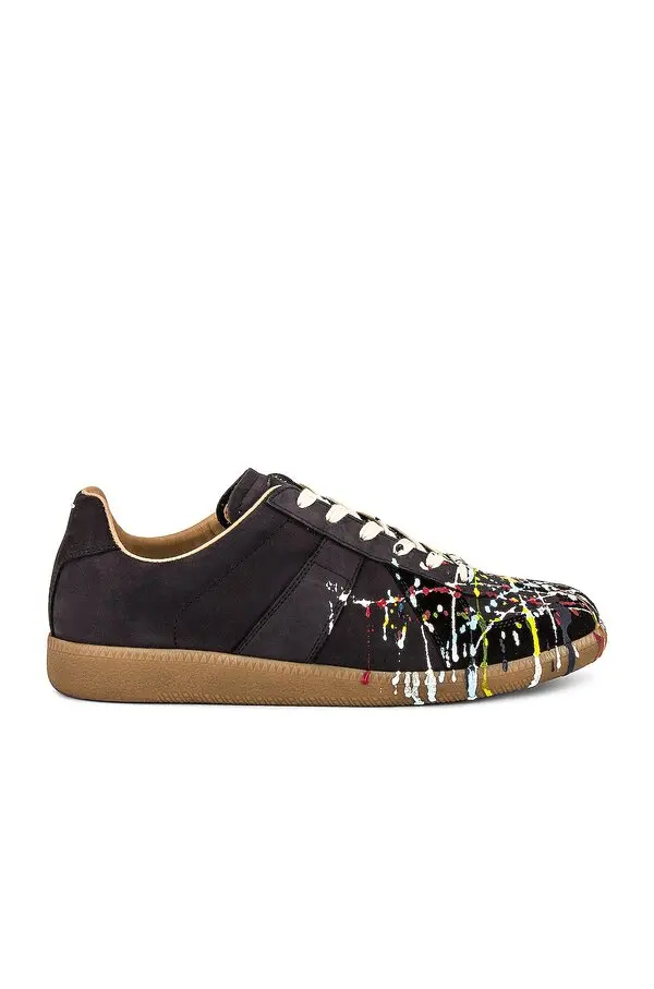 MAISON MARGIELA Replica Sneakers - Black & Paint