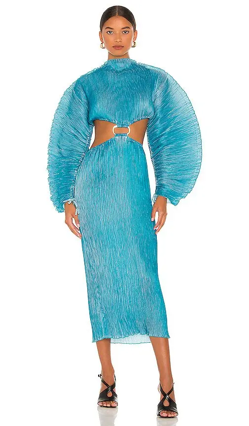 Cult Gaia Akilah Dress In Teal