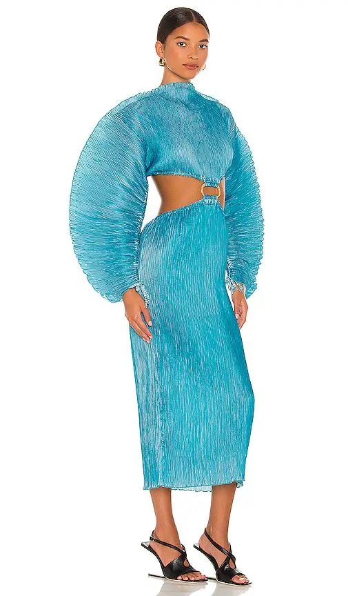 Cult Gaia Akilah Dress In Teal
