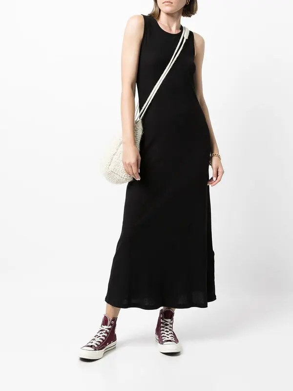open lace back dress Ribbed Daily Tank - White main image 1