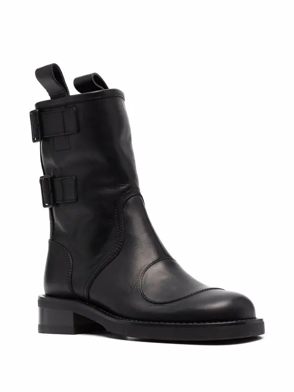 BUTTERO® Elba Leather Mid-calf Boots