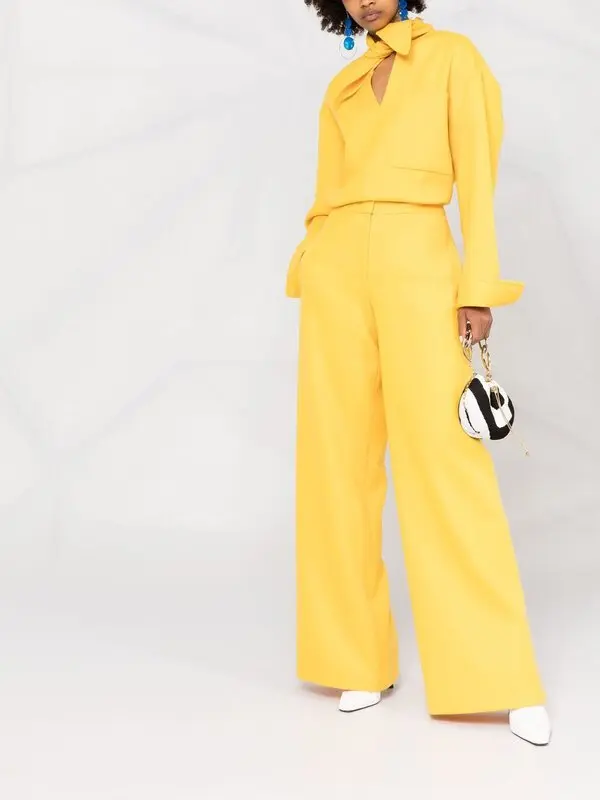 Emilio Pucci Wide-leg Wool Trousers