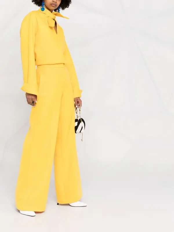 Emilio Pucci Wide-leg Wool Trousers