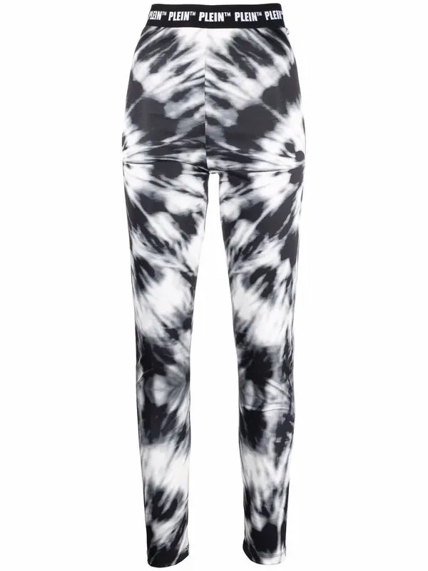 Philipp Plein Tie-dye Print Leggings