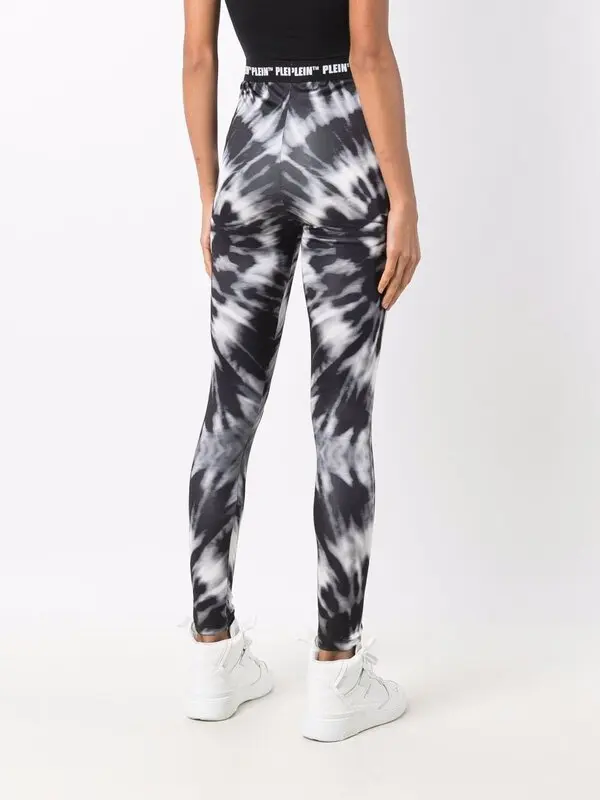 Philipp Plein Tie-dye Print Leggings