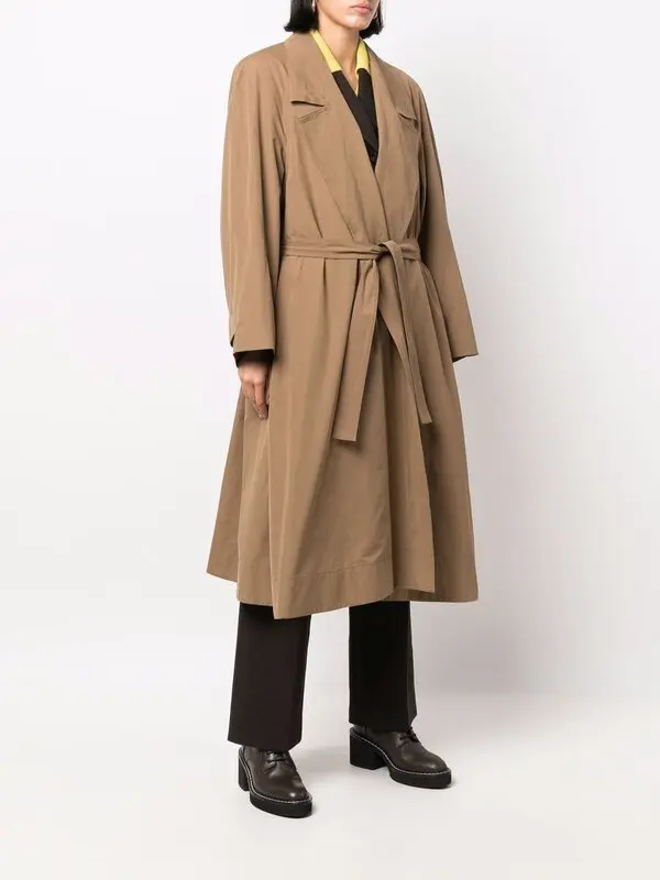 LOW CLASSIC Belted Single-breasted Coat