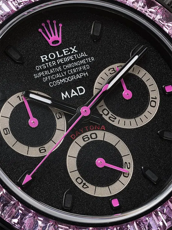 MAD PARIS Customised Rolex Daytona Raspberry Sapphire 45mm