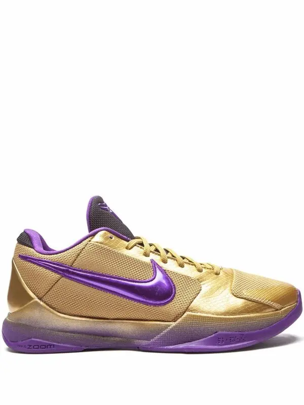 Nike X Undefeated Kobe Protro Hall Of Fame Sneakers - Gold