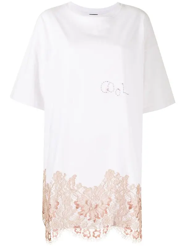 COOL T.M Lace-trimmed T-shirt