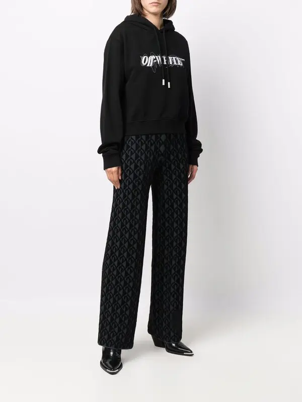Off-White Logo-print Drawstring Hoodie
