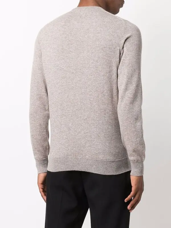 Fedeli Marled Cashmere Jumper - Neutrals