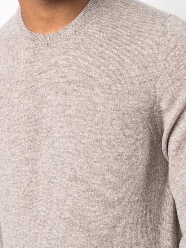 Fedeli Marled Cashmere Jumper - Neutrals