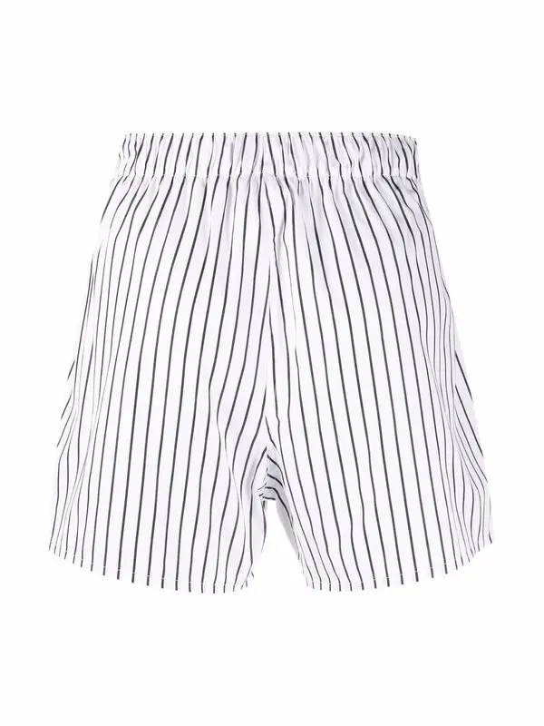 MSGM Logo-patch Striped Boxers