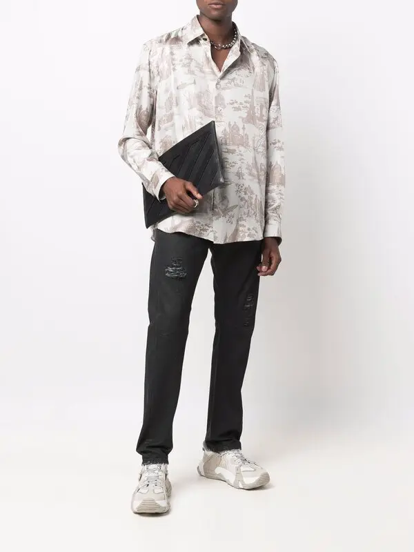 Philipp Plein Distressed Skinny-cut Jeans