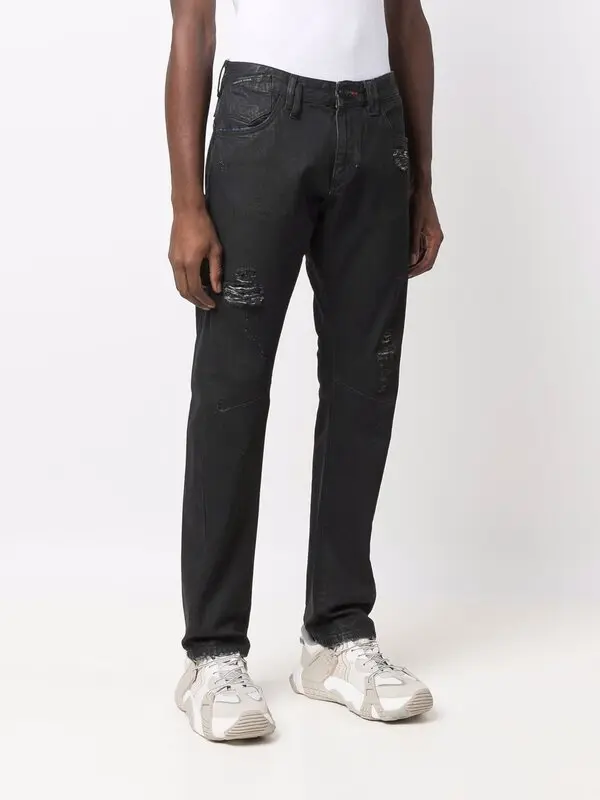 Philipp Plein Distressed Skinny-cut Jeans
